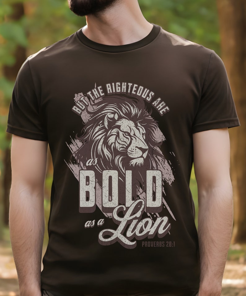 Christian Merch Jesus Crewneck Bold as a Lion Shirt Featuring - Etsy
