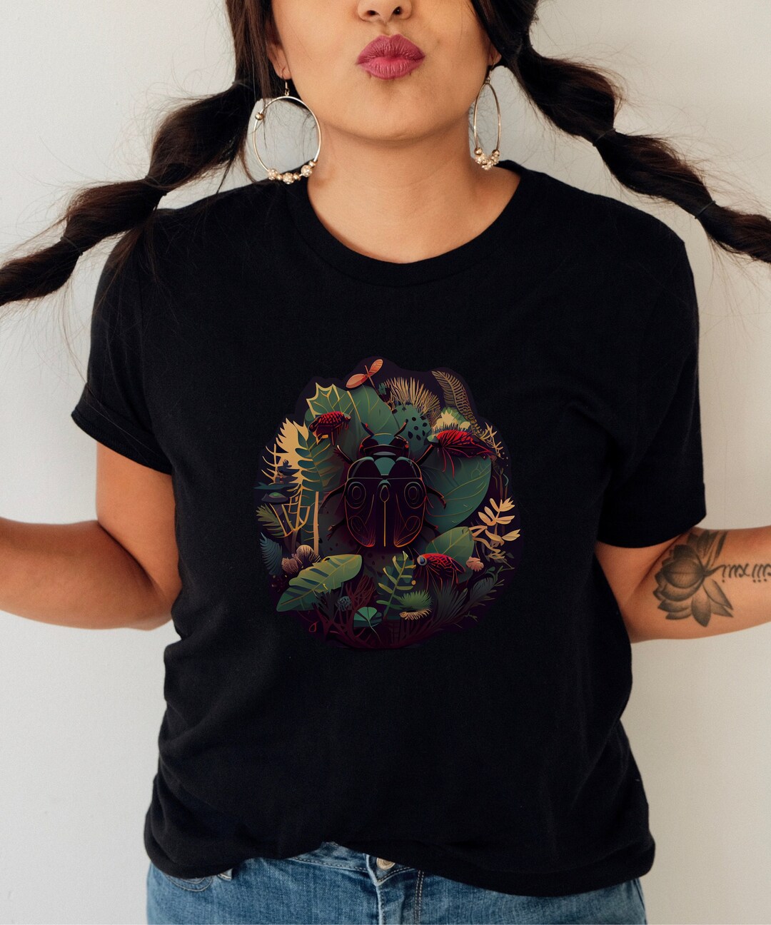 Beetle Cottagecore T Shirt Bugs Goblincore Beetles Shirt Gift - Etsy