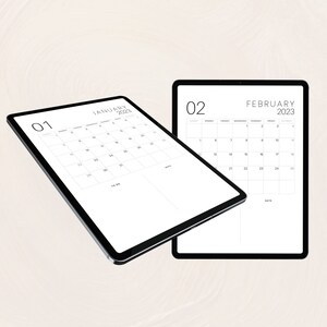 2023 Calendar, 12x Digital Pages, Printable, Instant Download, To-do ...