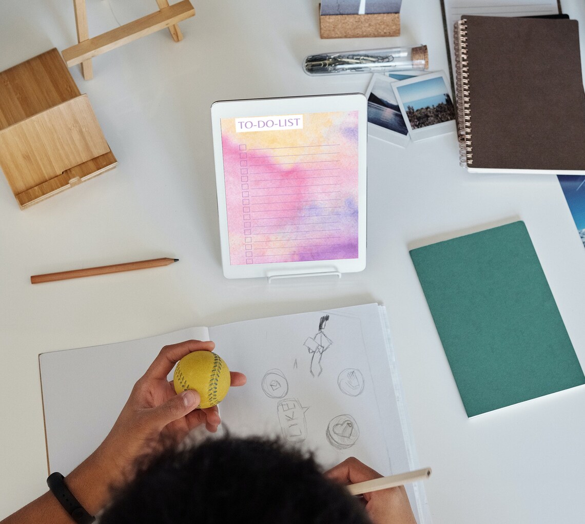 Colorful To-do List, Printable Productivity Planner, Organized, Instant ...