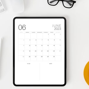 2023 Calendar, 12x Digital Pages, Printable, Instant Download, To-do ...