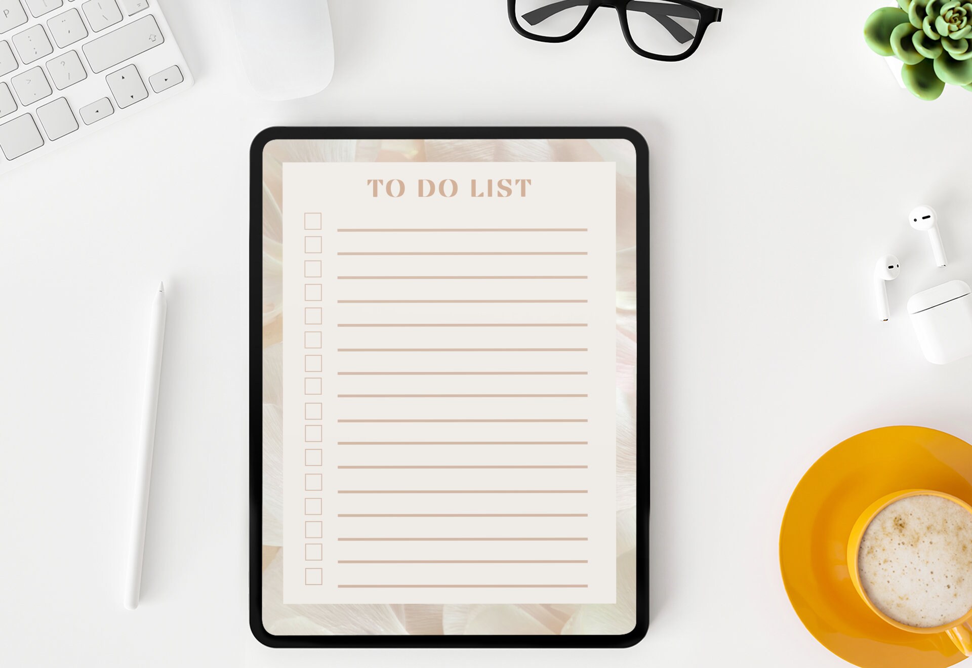 To-do-list, Minimalist Beige, Printable, Organizational Planner ...