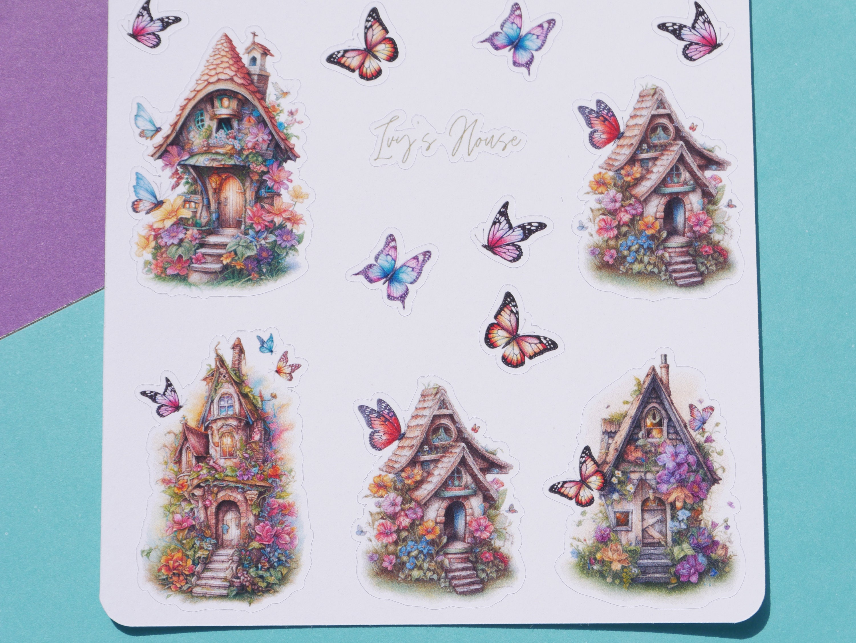 Sticker Sheet - Ivy's House | Fae | Fairy | Butterfly | Pencil Art ...