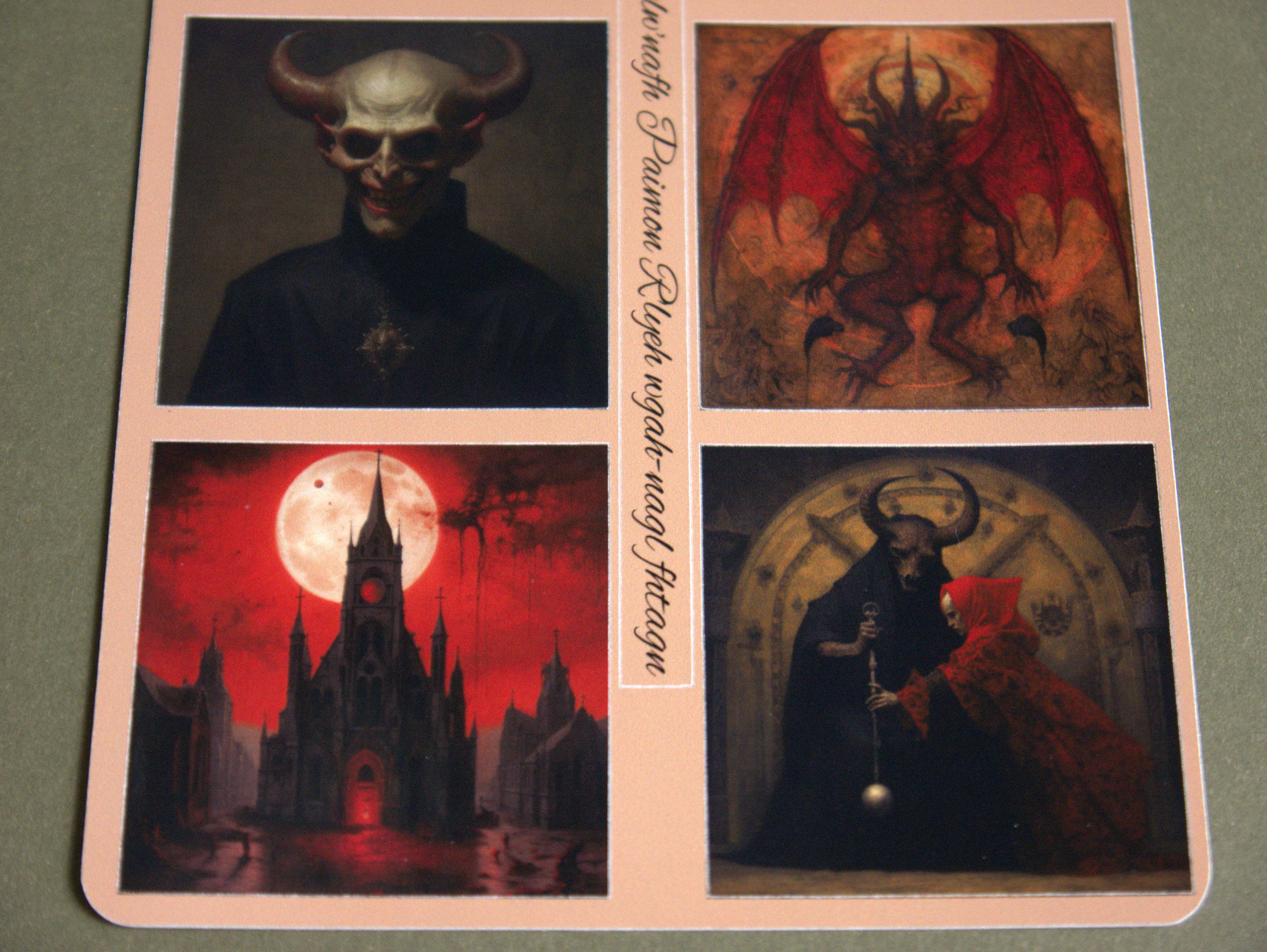 Sticker Sheet - Hail Paimon | Glossy Sheet | Occult | Bullet Journal ...