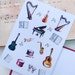 Sticker Sheet - Musical Instruments | Watercolor | Bullet Journal ...