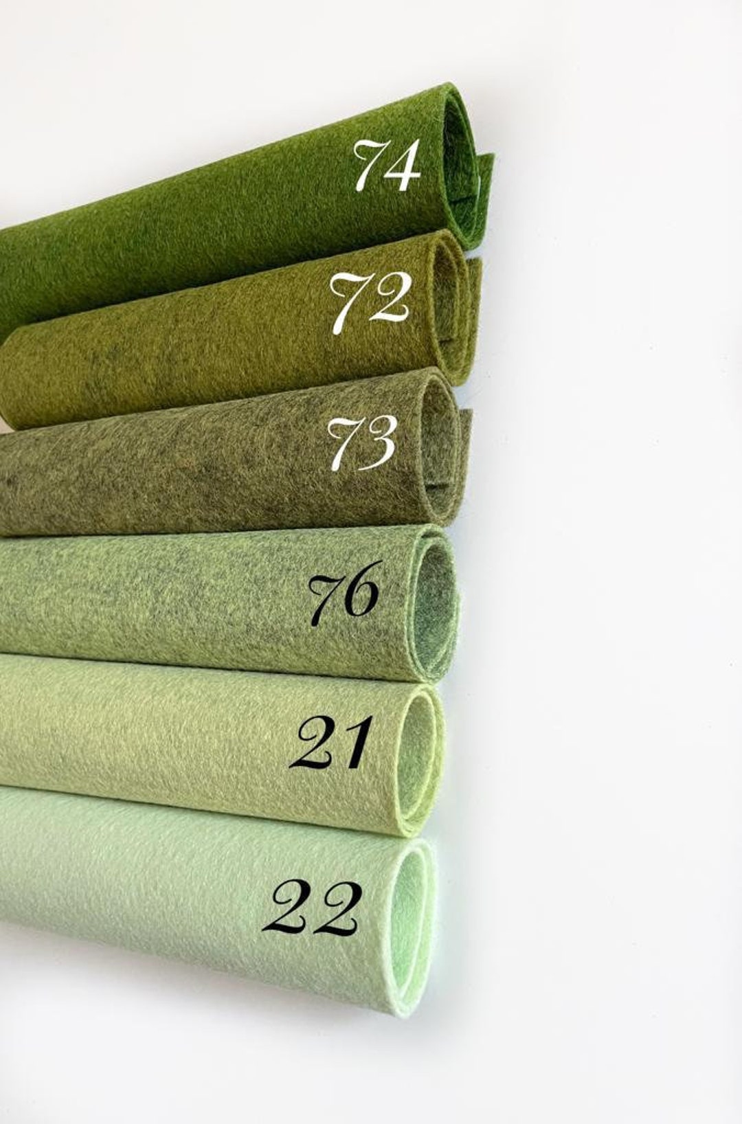 Wool Felt Sheets and Meters Top Quality - PICK ANY COLORS New Colours ...