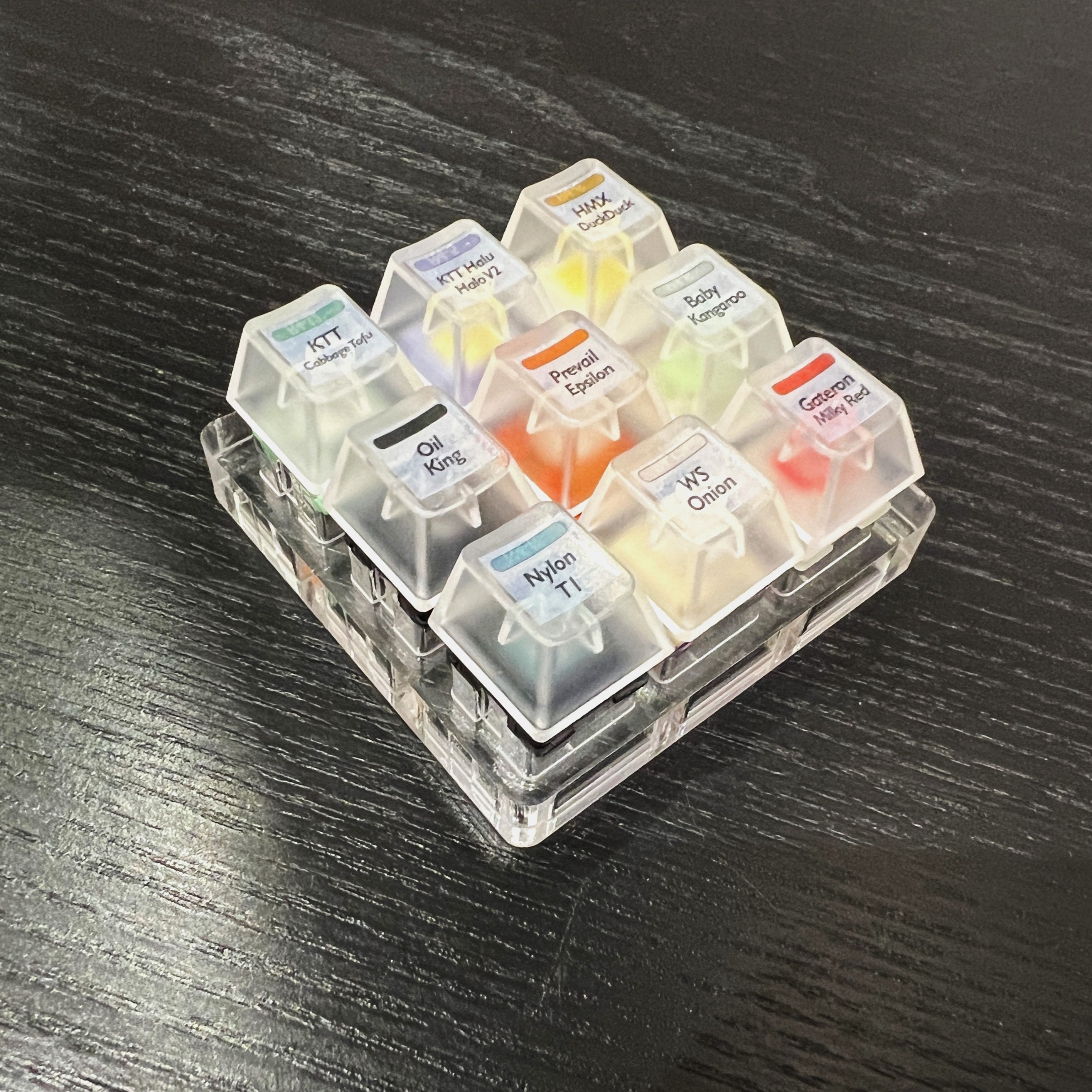 Mechanical Keyboard Switches Tester Sample Cherry Gateron HMX Linear ...