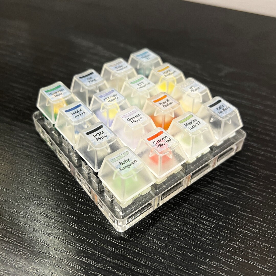 Mechanical Keyboard Switches Tester Sample Cherry Gateron HMX Linear ...