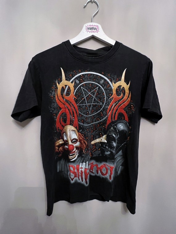Slipknot Vintage Tshirt Bootleg 90s RARE Merch Tour Y… - Gem