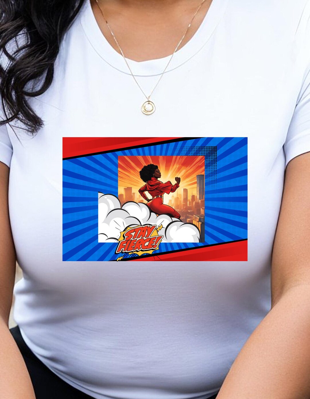 Stay Fierce Superheroine Unisex Tee - Etsy