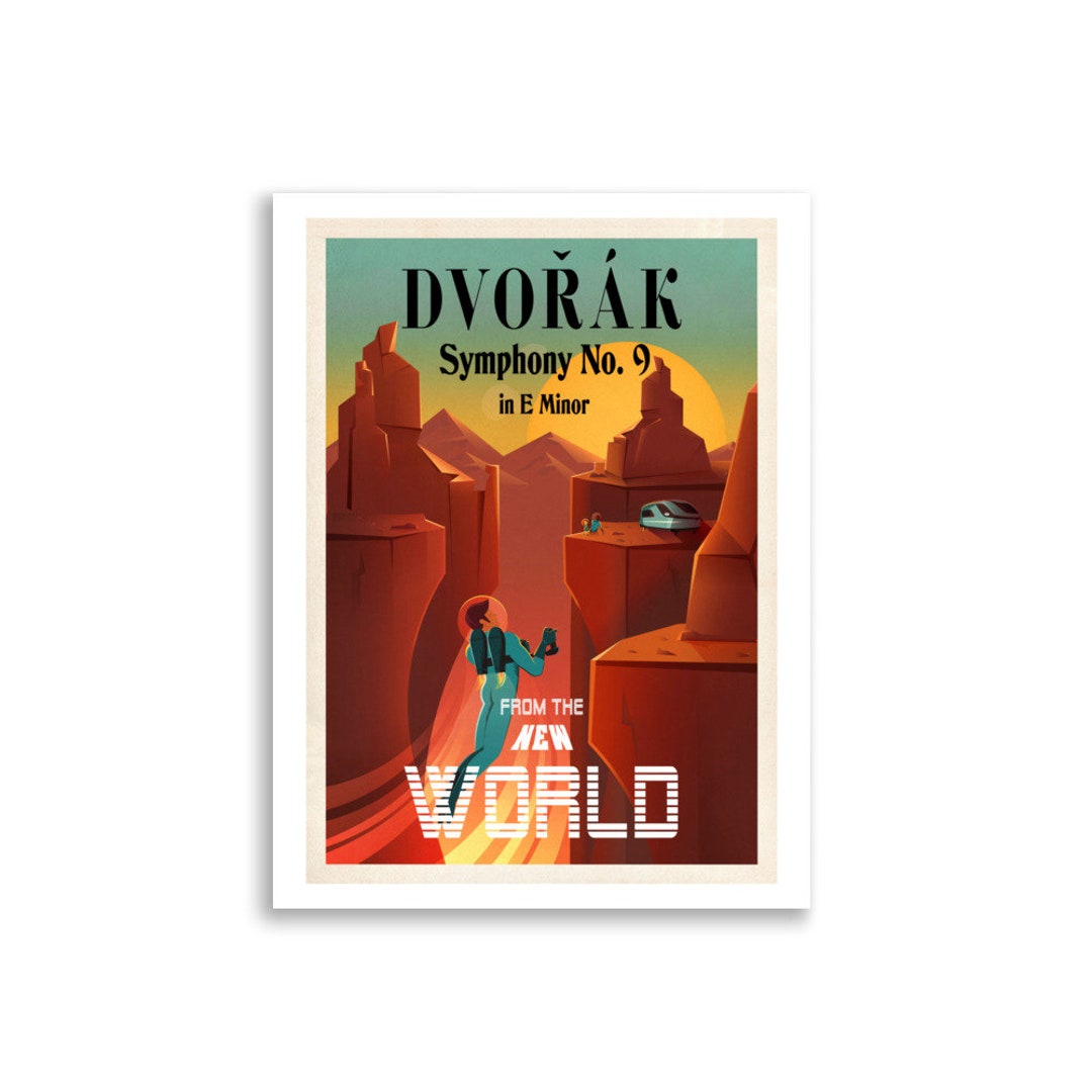 Dvorak's 9th Symphony Poster - Etsy