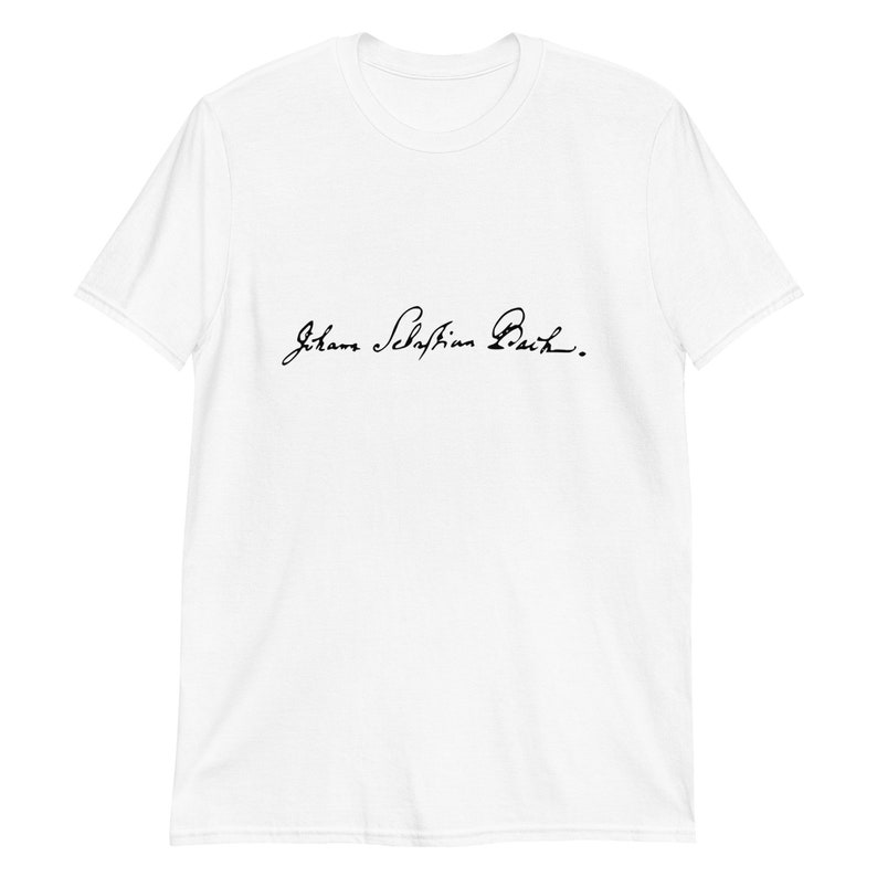 Bach Signature T-shirt - Etsy