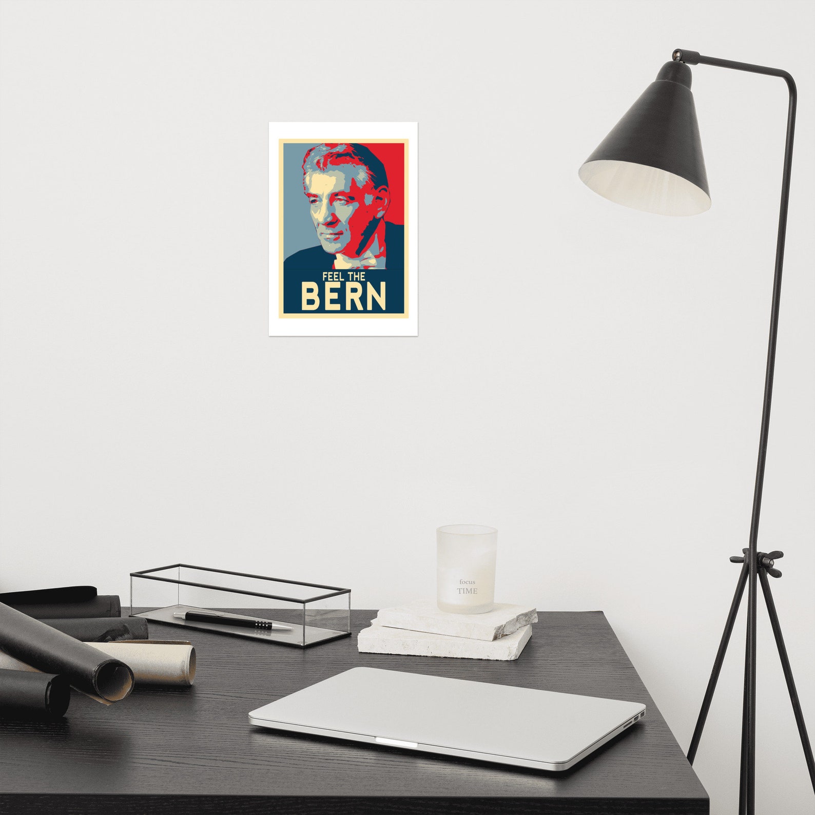 Leonard Bernstein Poster, Classical Music Poster Print, Obama Style ...