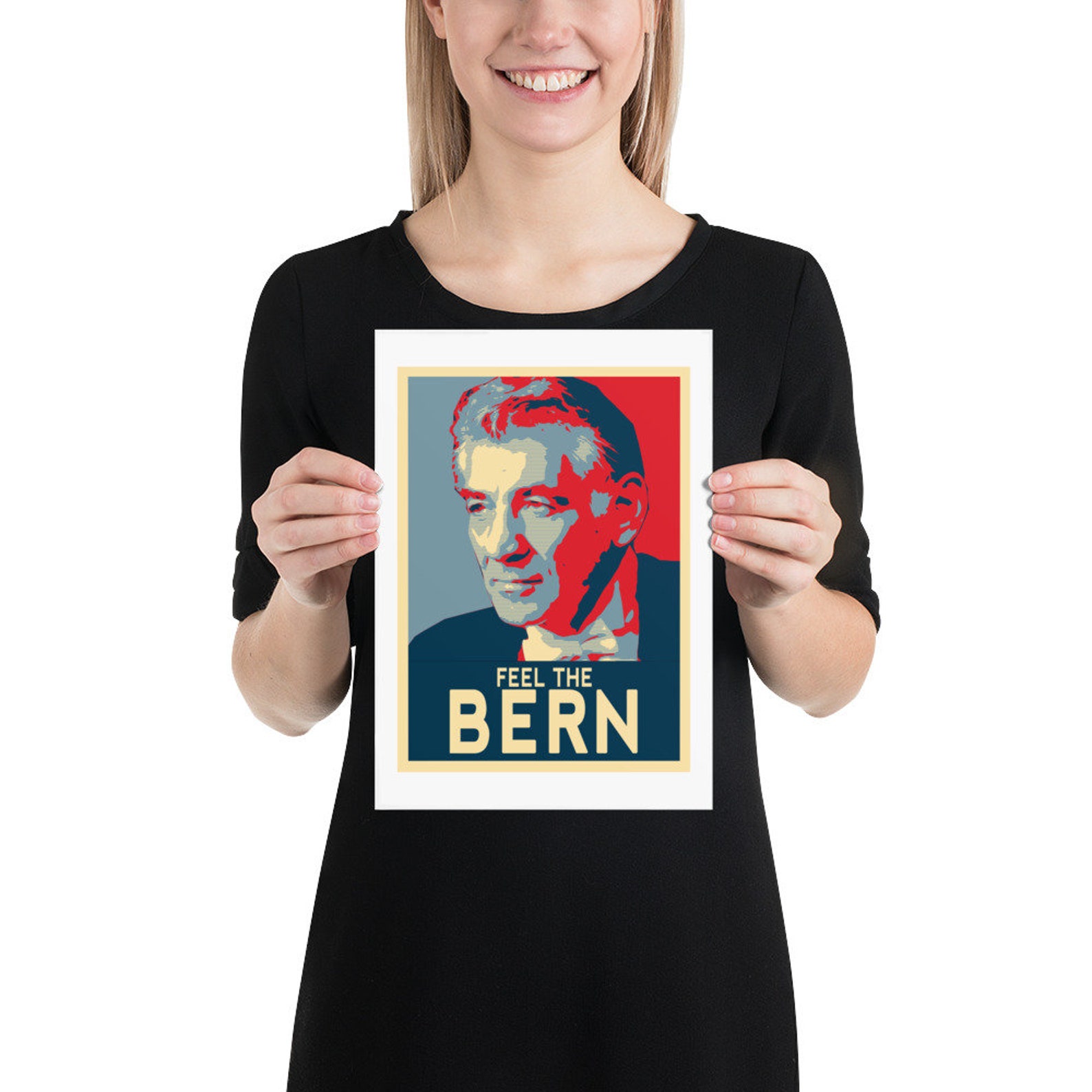 Leonard Bernstein Poster, Classical Music Poster Print, Obama Style ...