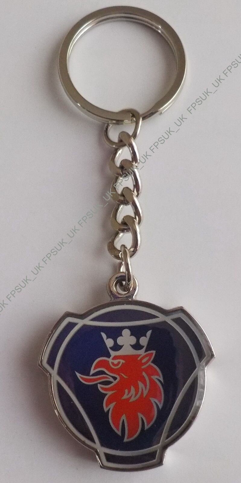 Official Scania Truck Griffin Logo Chunky Enamel Metal Key Ring Keyring ...
