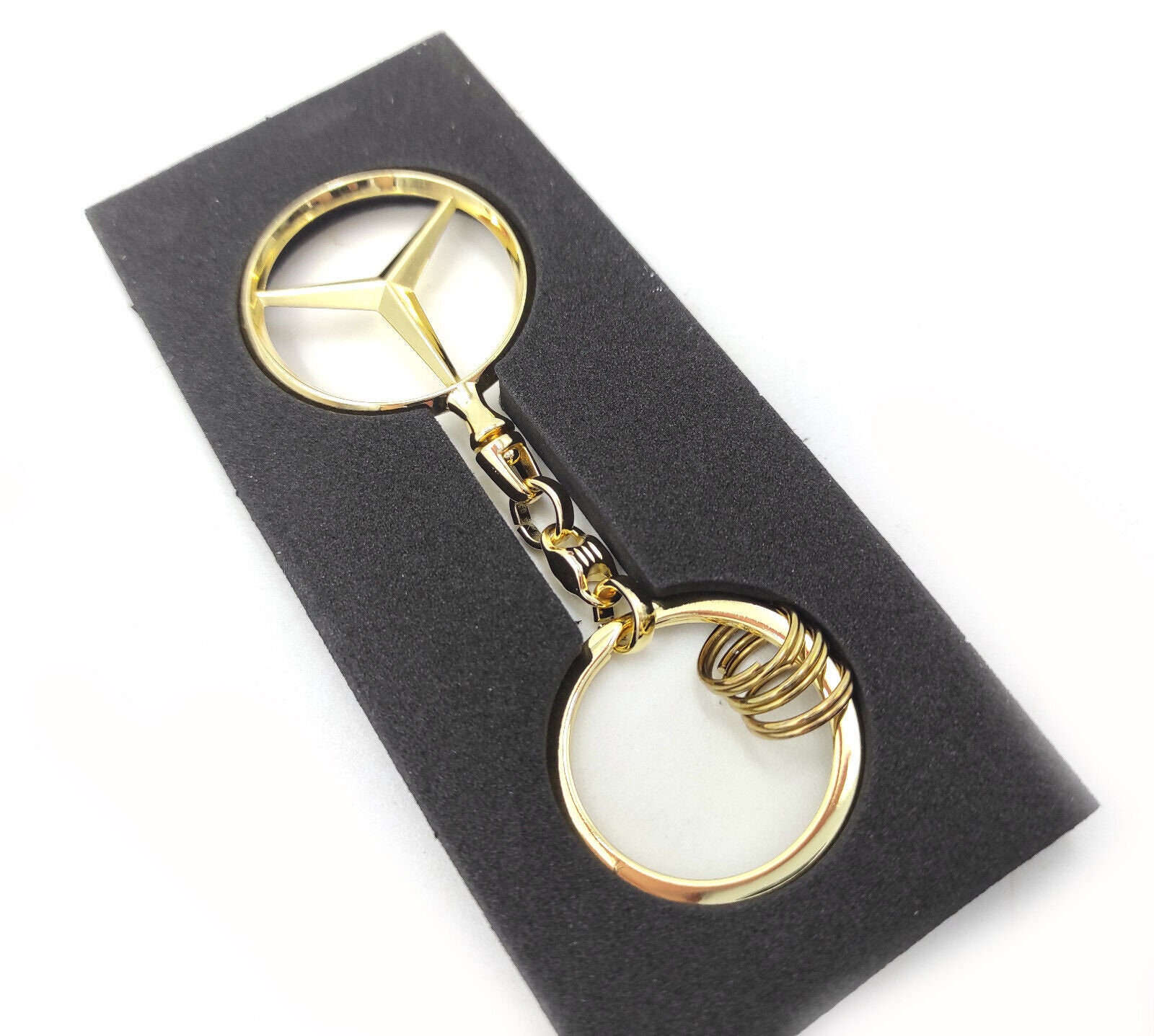 Official MERCEDES-BENZ Brussels Keyring Keychain, Silver B66957516 or ...