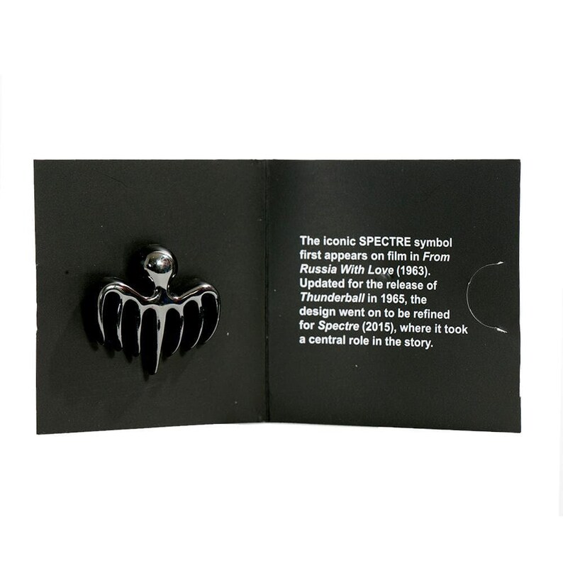 James Bond 007 Iconic SPECTRE Symbol Logo Enamel Metal Pin Badge Gift ...