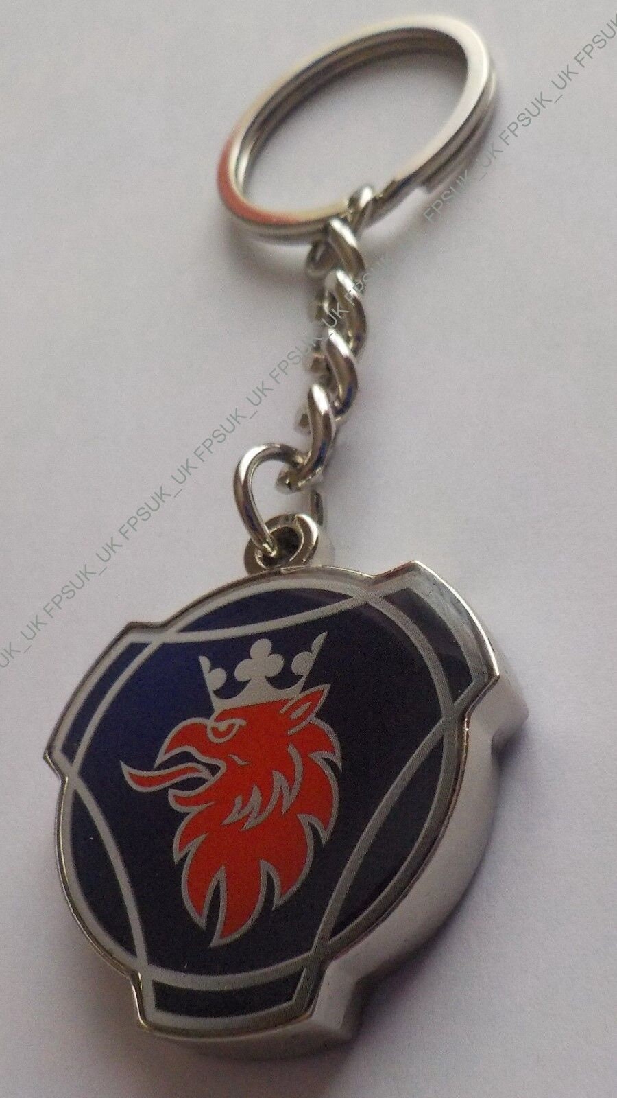 Official Scania Truck Griffin Logo Chunky Enamel Metal Key Ring Keyring ...