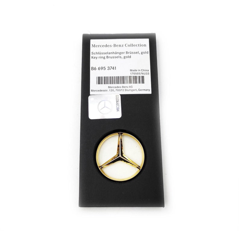 Official MERCEDES-BENZ Brussels Keyring Keychain, Silver B66957516 or ...