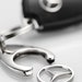 Official Mercedes Benz Star Logo Shopping Trolley Token Keyring Chain ...