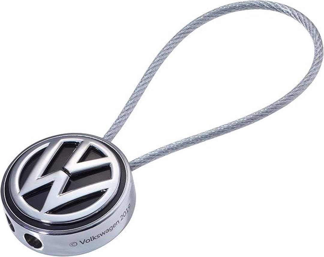 Official VW Volkswagen Loop Keyring - Wire Loop - Enamel Cast Metal ...
