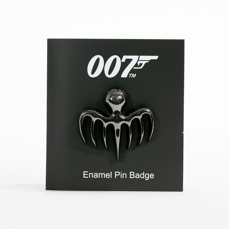 James Bond 007 Iconic SPECTRE Symbol Logo Enamel Metal Pin Badge Gift ...