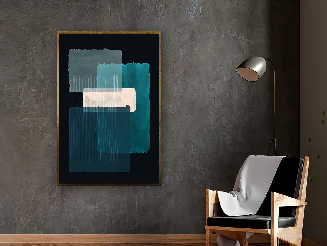 Buy Blue Mark Rothko Wall Art, Mark Rothko Style Canvas Printing ...