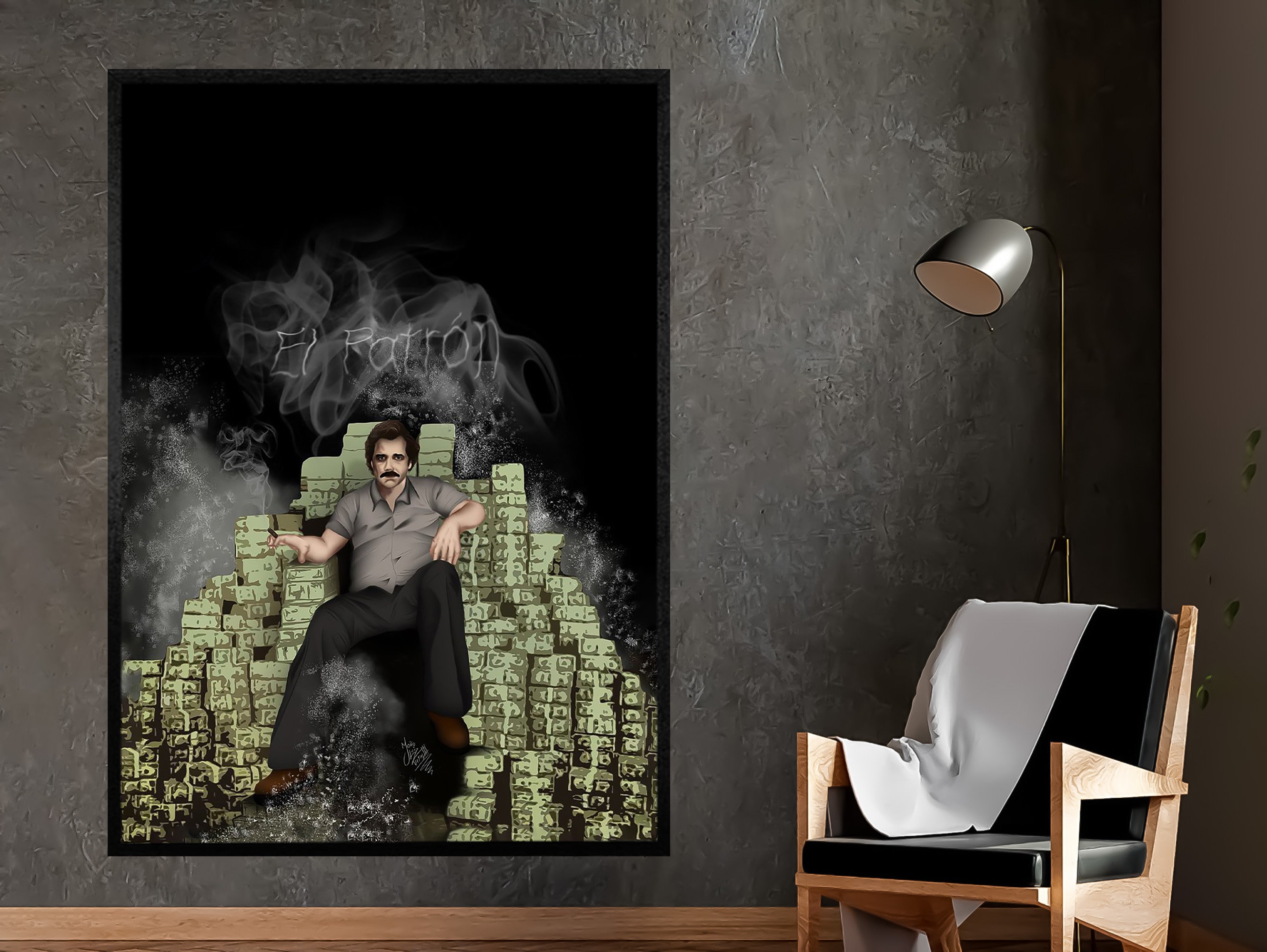 Pablo Escobar Money Room