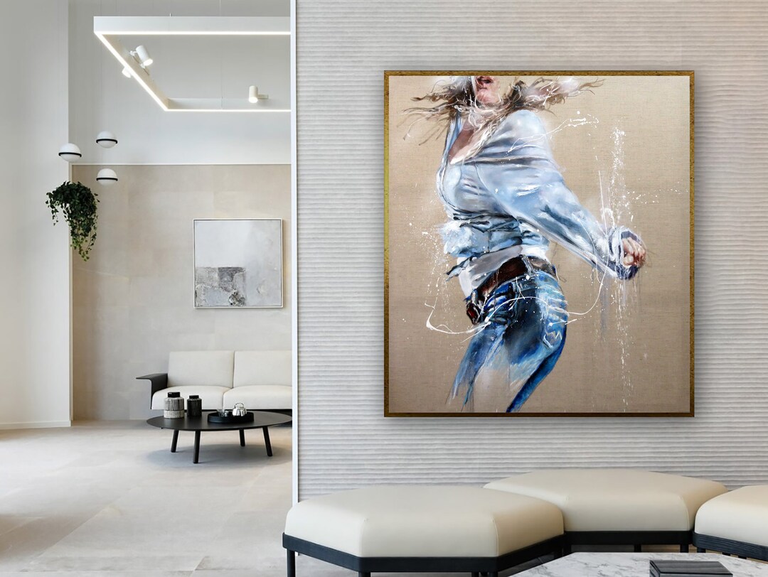 Dynamic Dance Flourishmovement Artwork Modern Dance Decor - Etsy