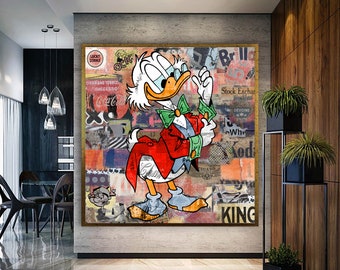 Donald Duck Print Wall Art - Etsy