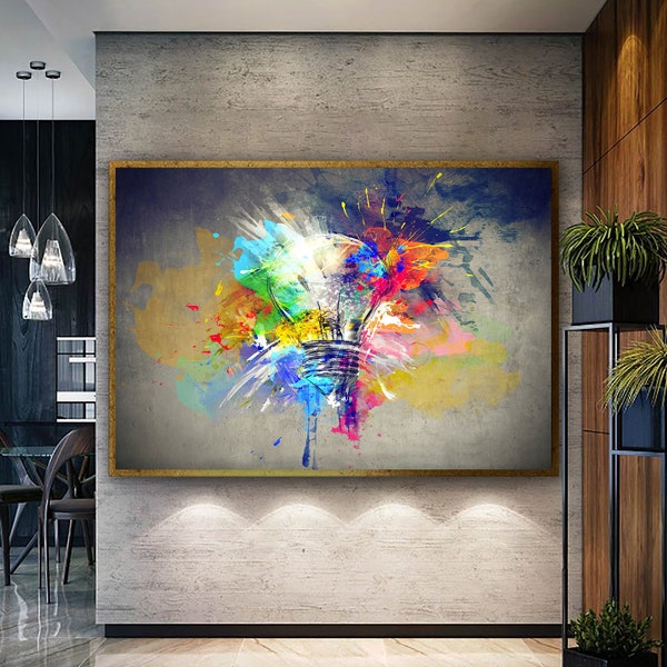 Light Bulb Art - Etsy