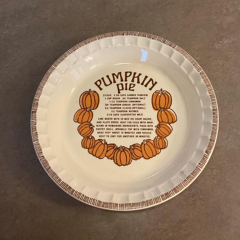 Royal Pie Recipe Plate - Etsy