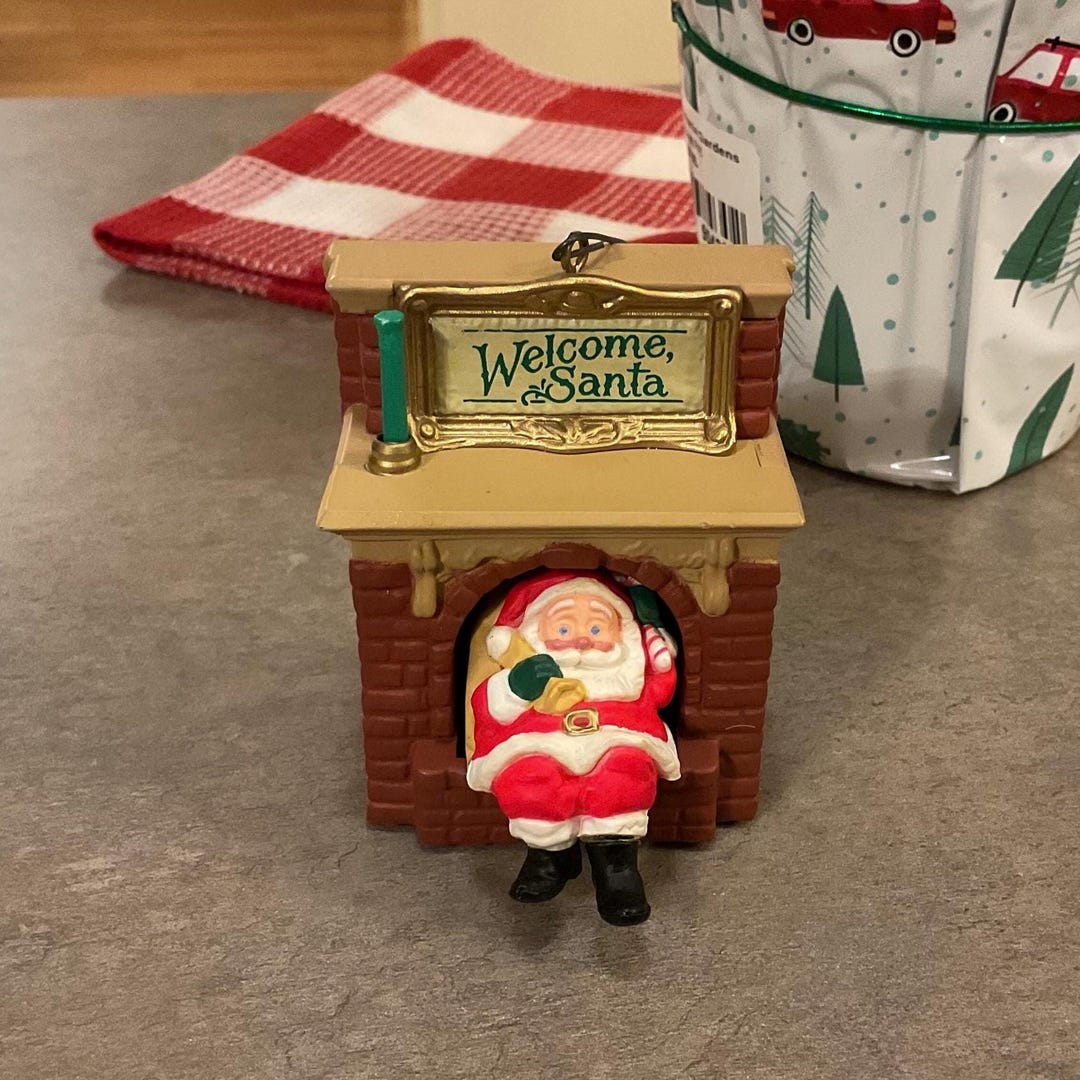 Hallmark Welcome, Santa 1990 Ornament Artist Ken Crow. - Etsy