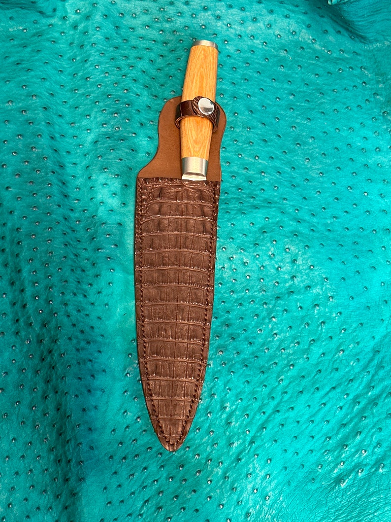Custom Real Alligator Handmade Knife Sheath. - Etsy