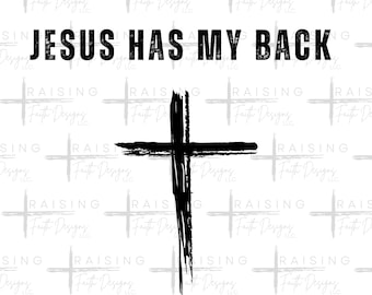 Jesus Has My Back Svg, God Has My Back Svg, Eps, Dxf, Ai, Png, Files ...