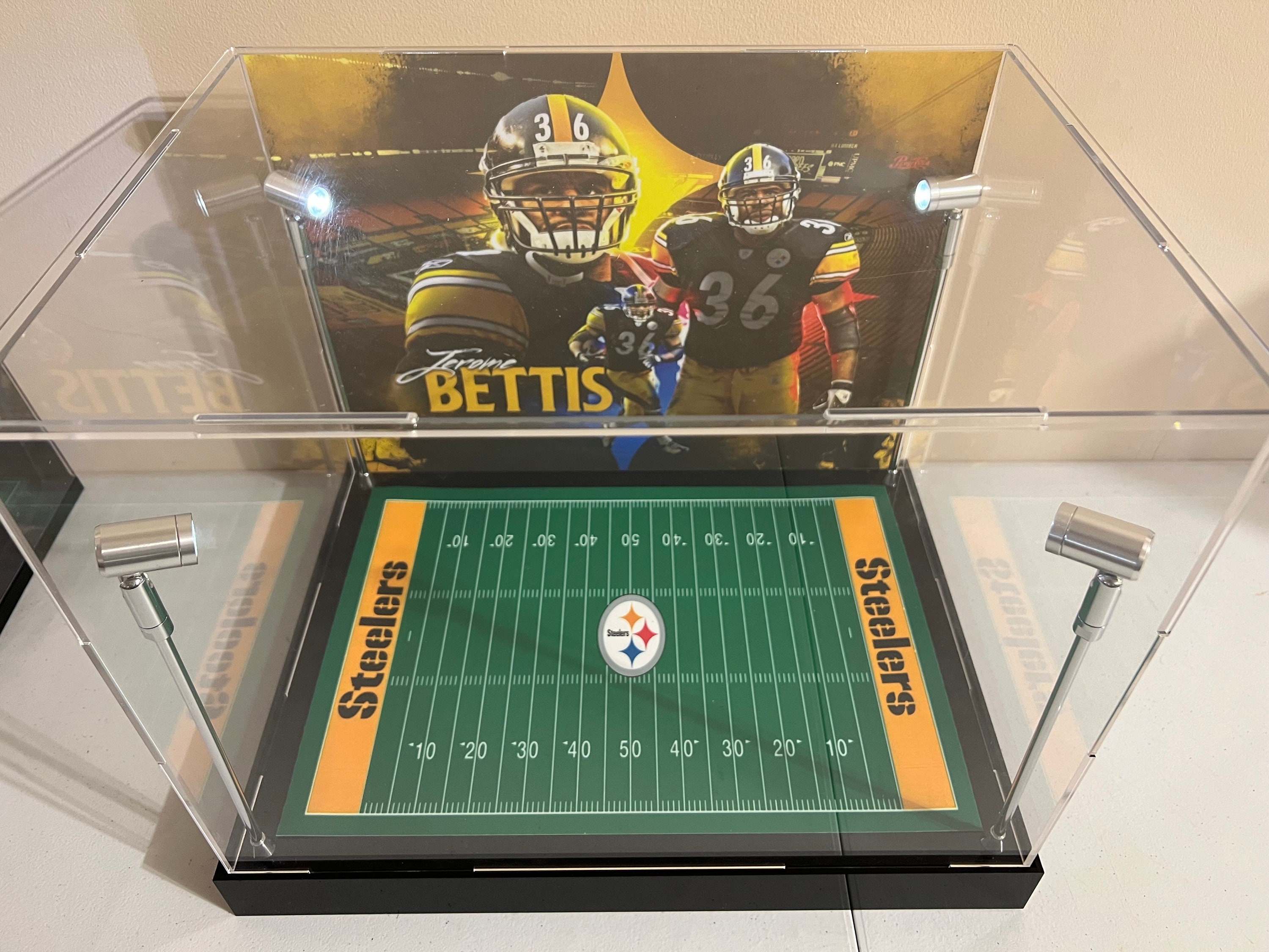 Pittsburgh Steelers Custom Full Size Helmet Display With LED Lights - Etsy