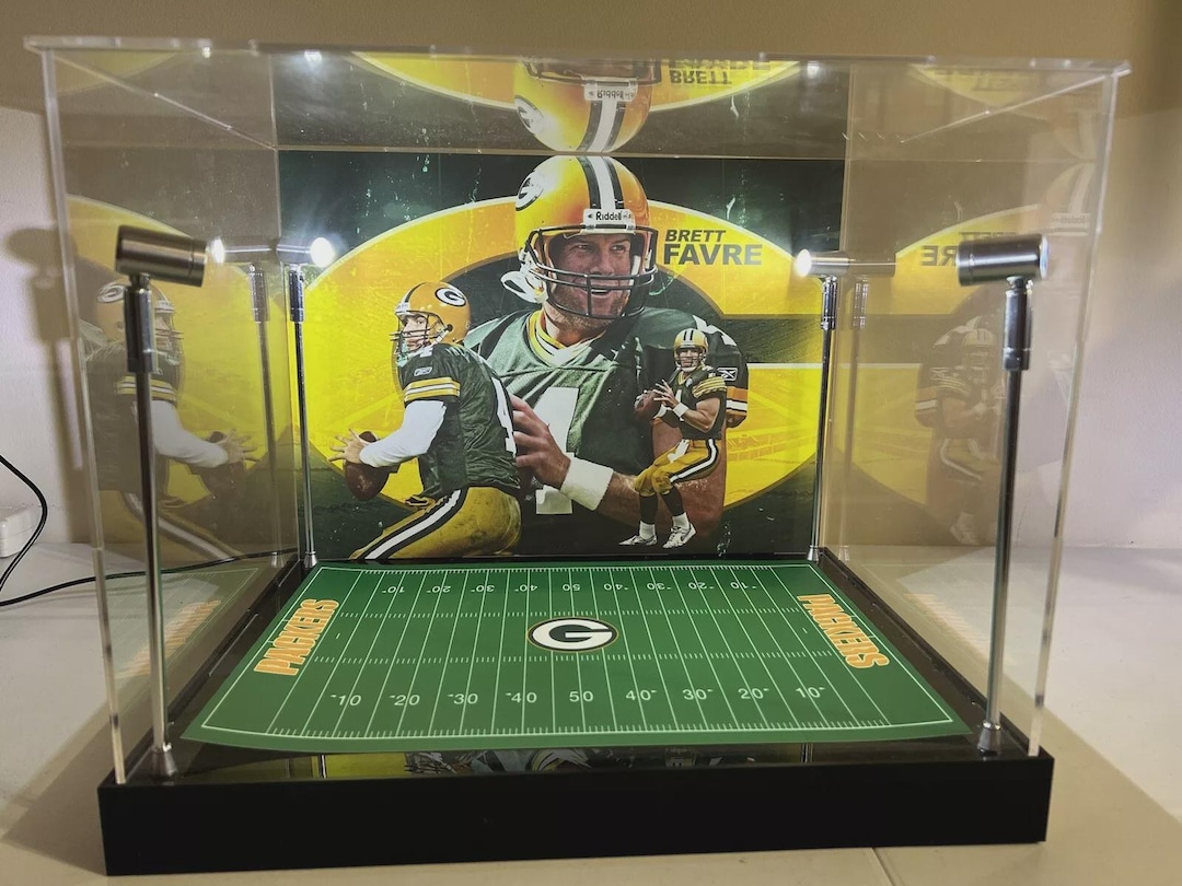 Green Bay Packers Custom Full Size Helmet Display With LED Lights - Etsy