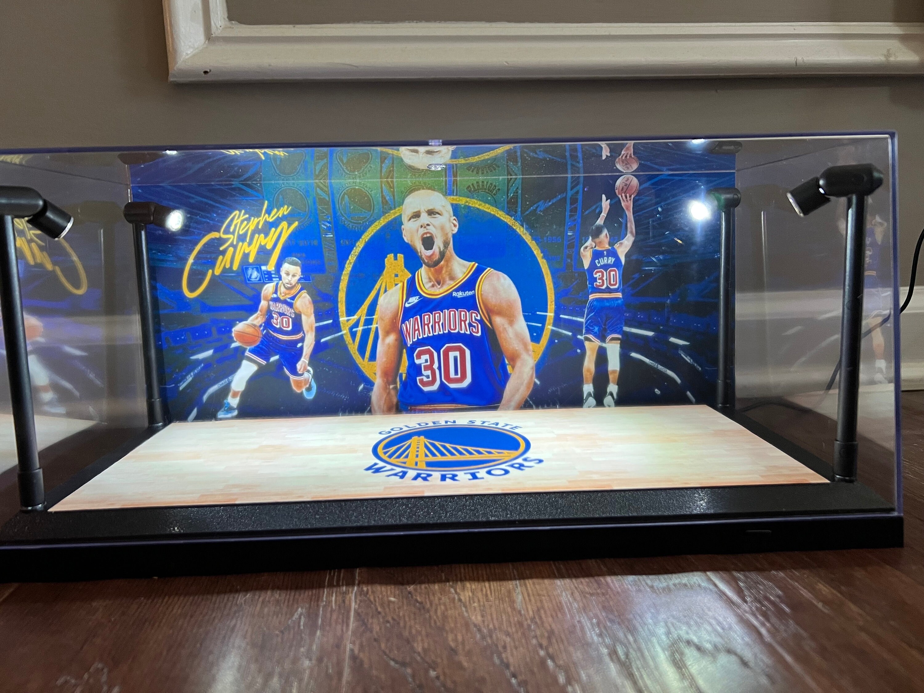 NBA Basketball Custom 2 Card PSA Display Case With LED Lights - Etsy