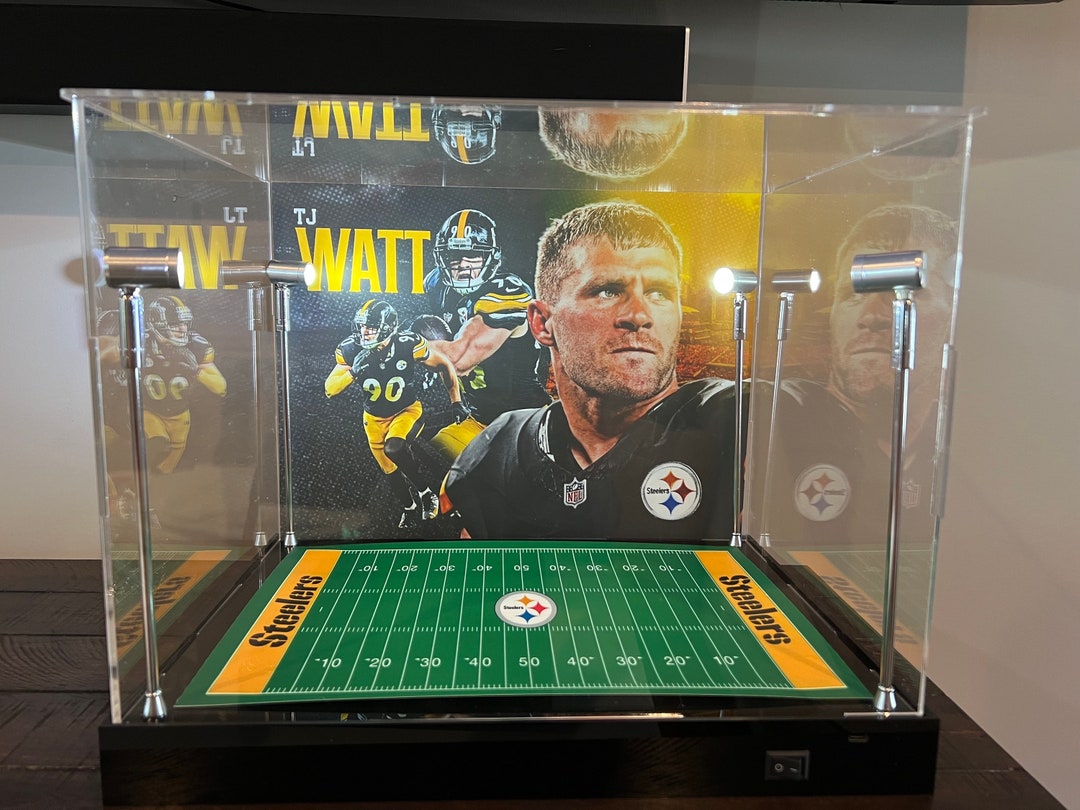 Pittsburgh Steelers Custom Full Size Helmet Display With LED Lights - Etsy