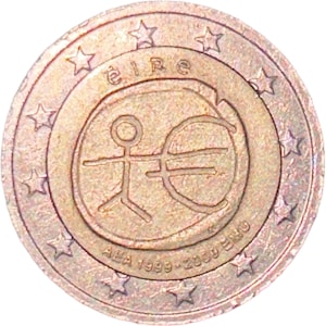 2 Euro Irish Coin AEA 1999-2009 EMU - Etsy Ireland