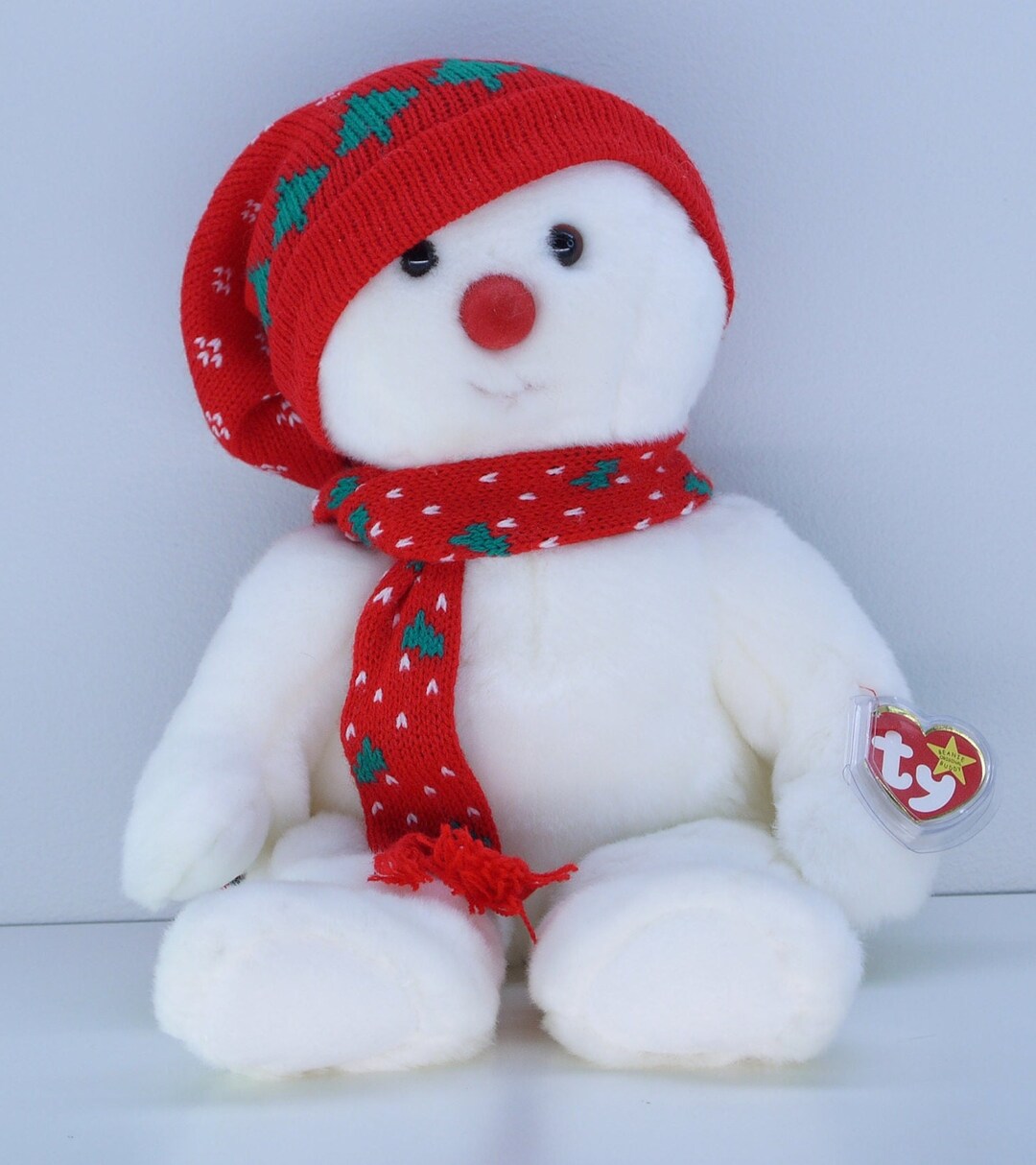 Snowboy the Snowman 1999 TY Beanie Buddy - Etsy
