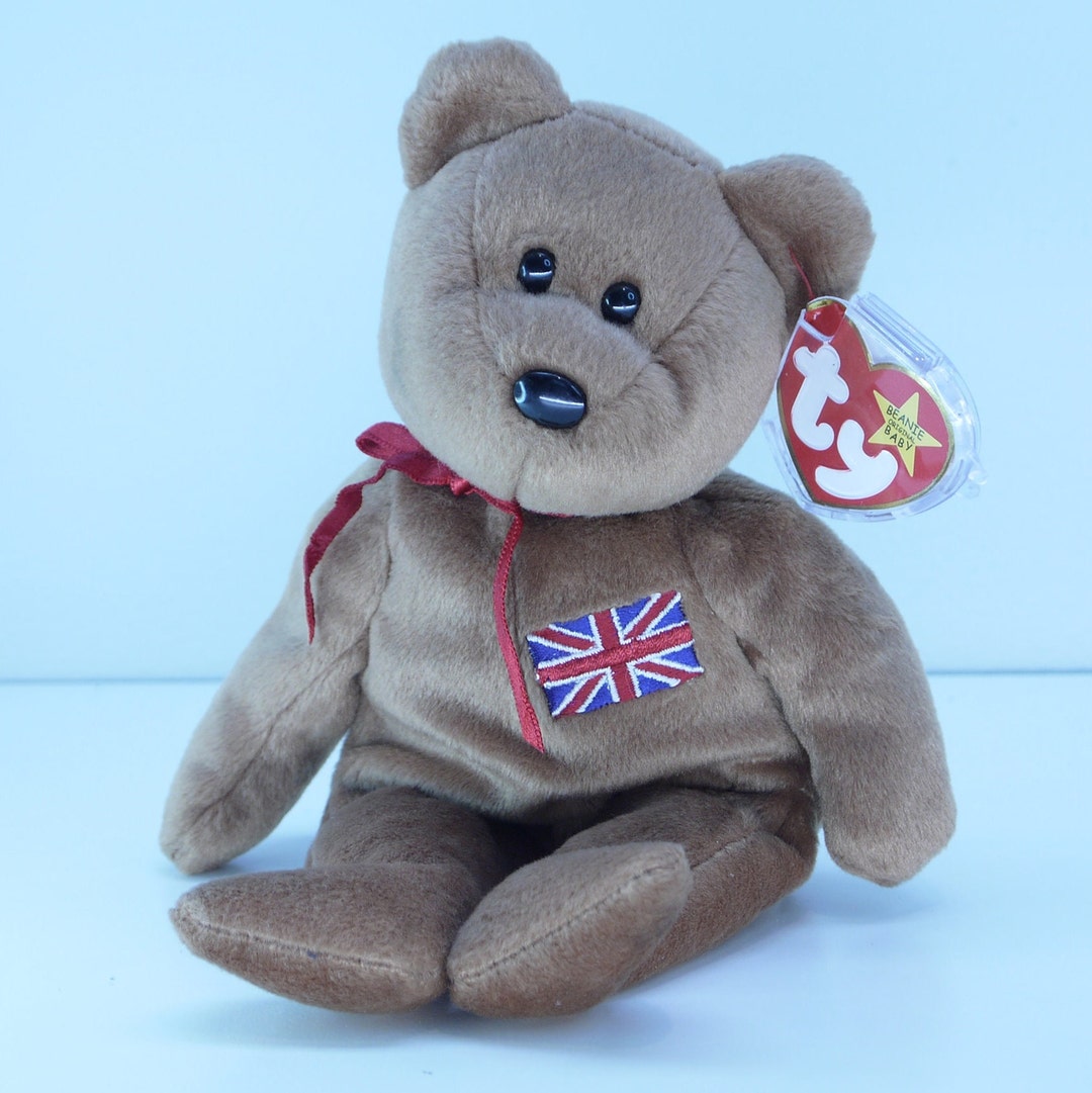 Britannia the British Bear 1997 TY Beanie Baby - Etsy