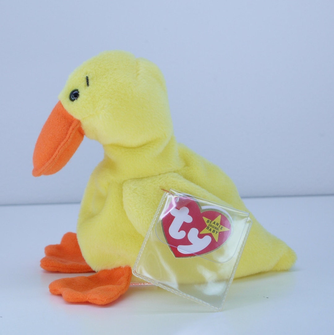Quackers the Duck 1994 With Wings TY Beanie Baby - Etsy