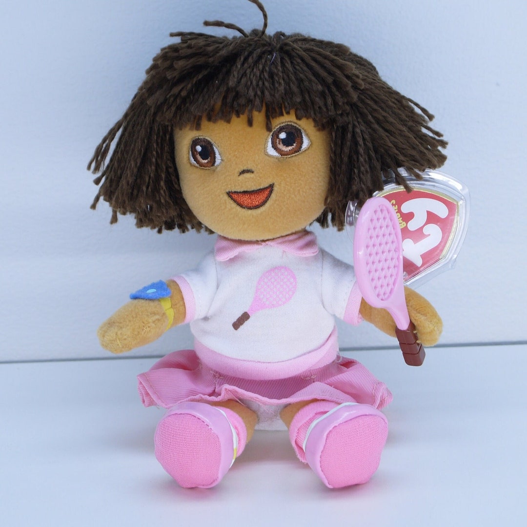 Dora Del Tennis from Dora the Explorer 2006 TY Beanie Baby - Etsy UK
