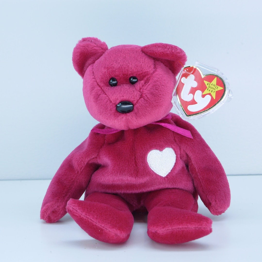 Valentina the Valentine Bear 1998 TY Beanie Baby - Etsy