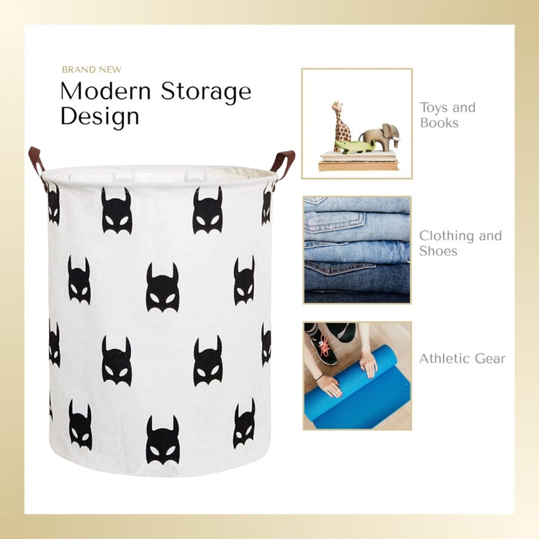 Kids Storage Foldable Batman Laundry Basket - Etsy