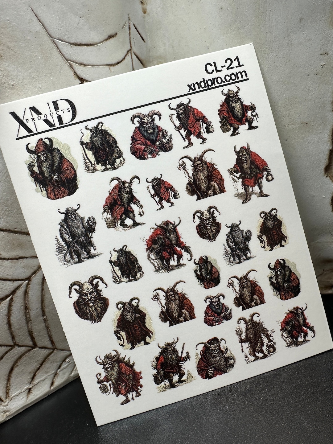 Nail Decal / Krampus / Krampus Nails / Christmas Krampus /spooky Creepy ...