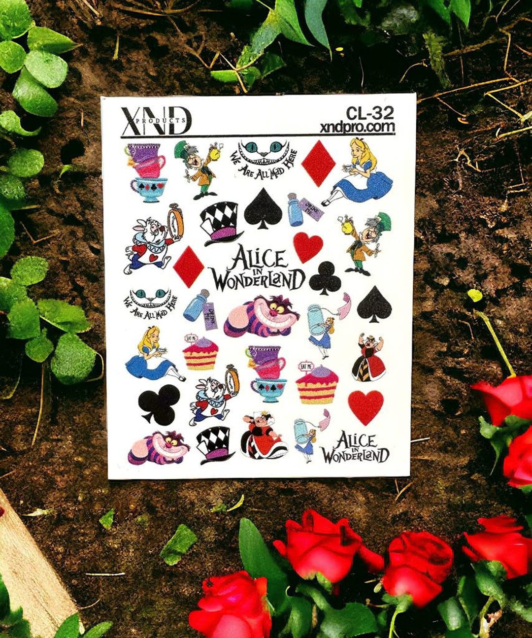 Nail Decal / Alice Inspired/ Wonderland/ Drink Me/ Alicia/ Cute Nails ...