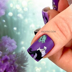 Nail Decal 2D the Sea Witch / Ursula Inspired / Villains / Water Nail ...