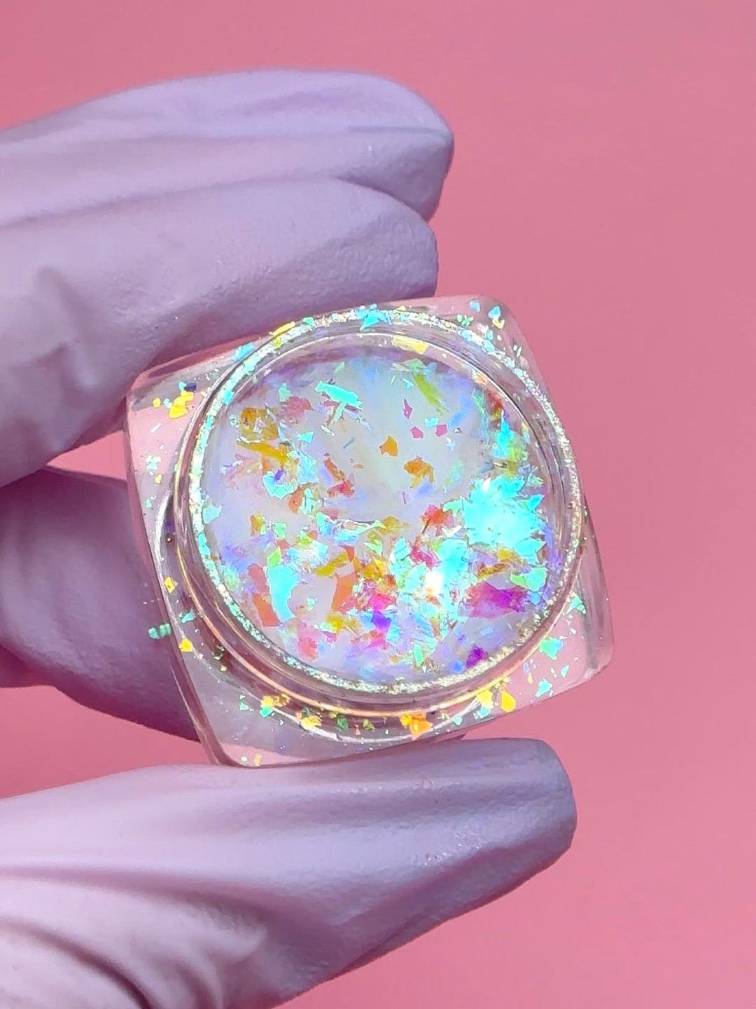 Opal Aurora Flakes GT006, Opal Flake, Holographic Flakes, Unicorn ...